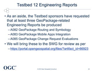 GeoPackage SWG Overview | PPT