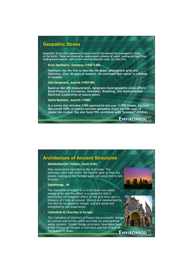 Geopathic Stress Mapping and Correction- Healing Architecture | PDF