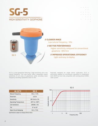 Geophones brochure sercel_en | PDF