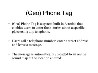 (Geo) Phone Tag v1 | PPT | Digital Audio | Computer Software and ...