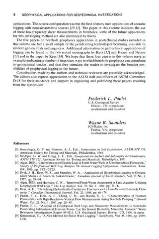 Geotechnical Geophysics | PDF