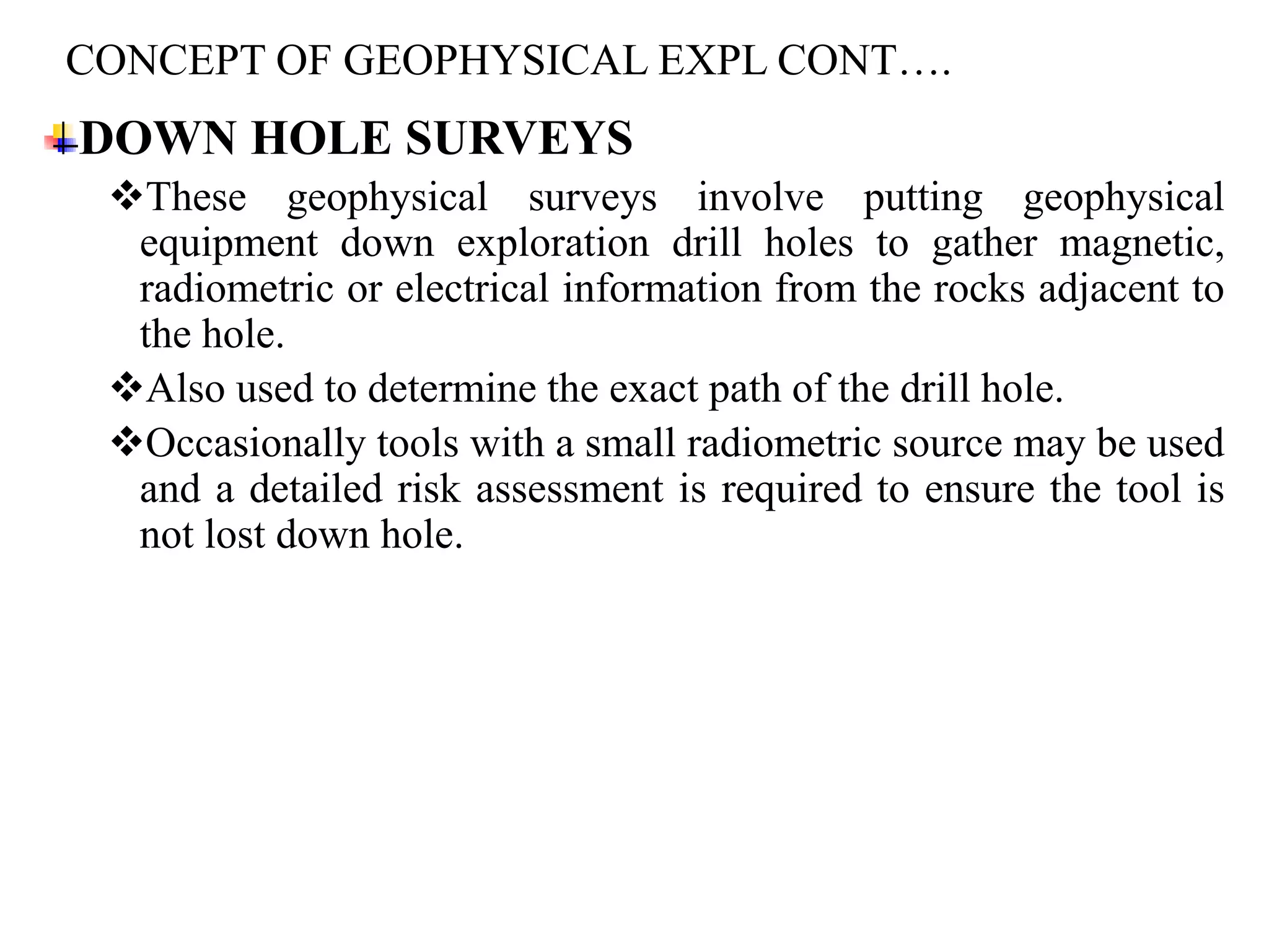 Geophysical methods brief summary | PPTX