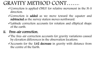 Geophysical methods brief summary | PPTX