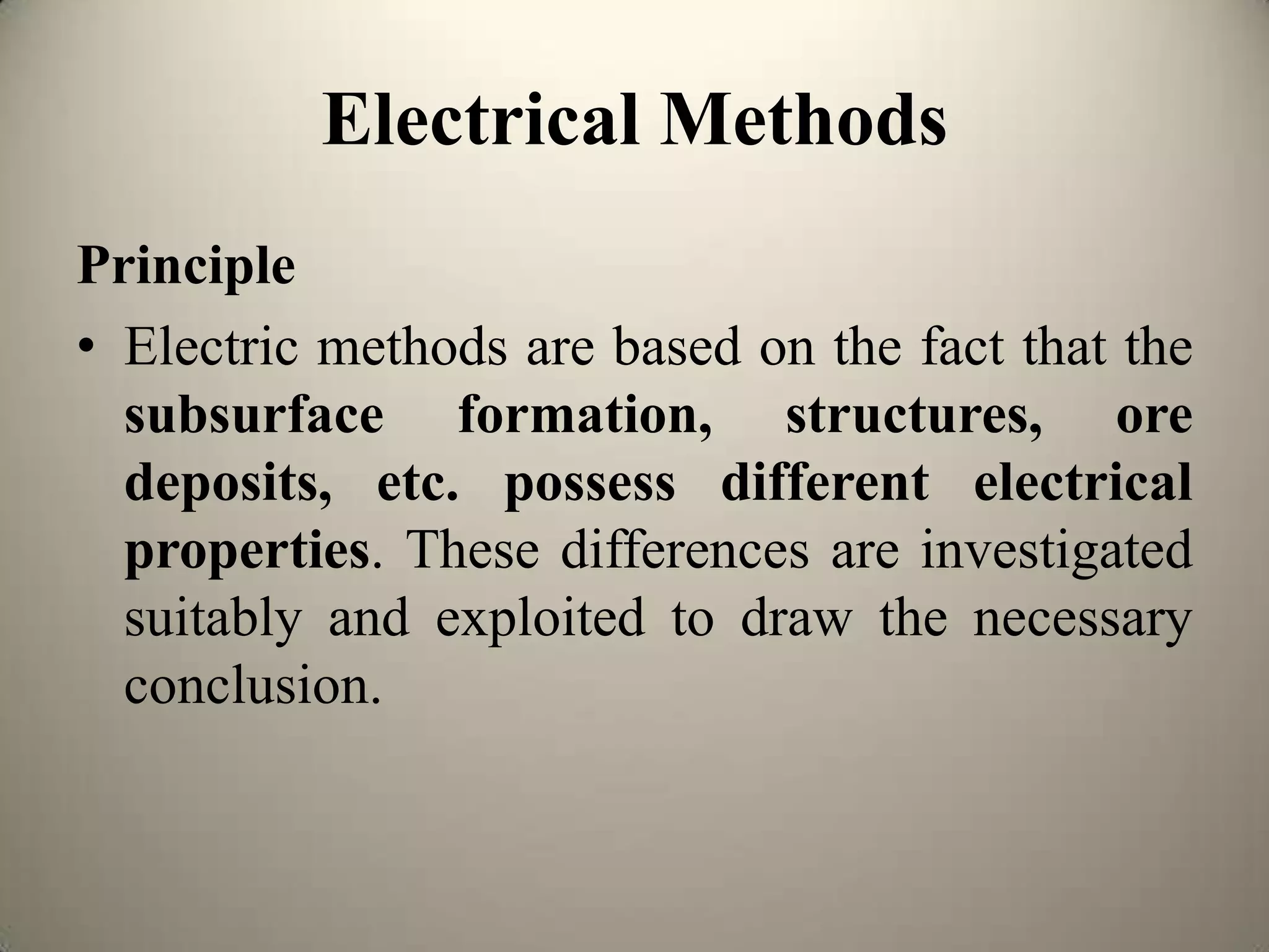 Geo-Physical Investigations | PPTX