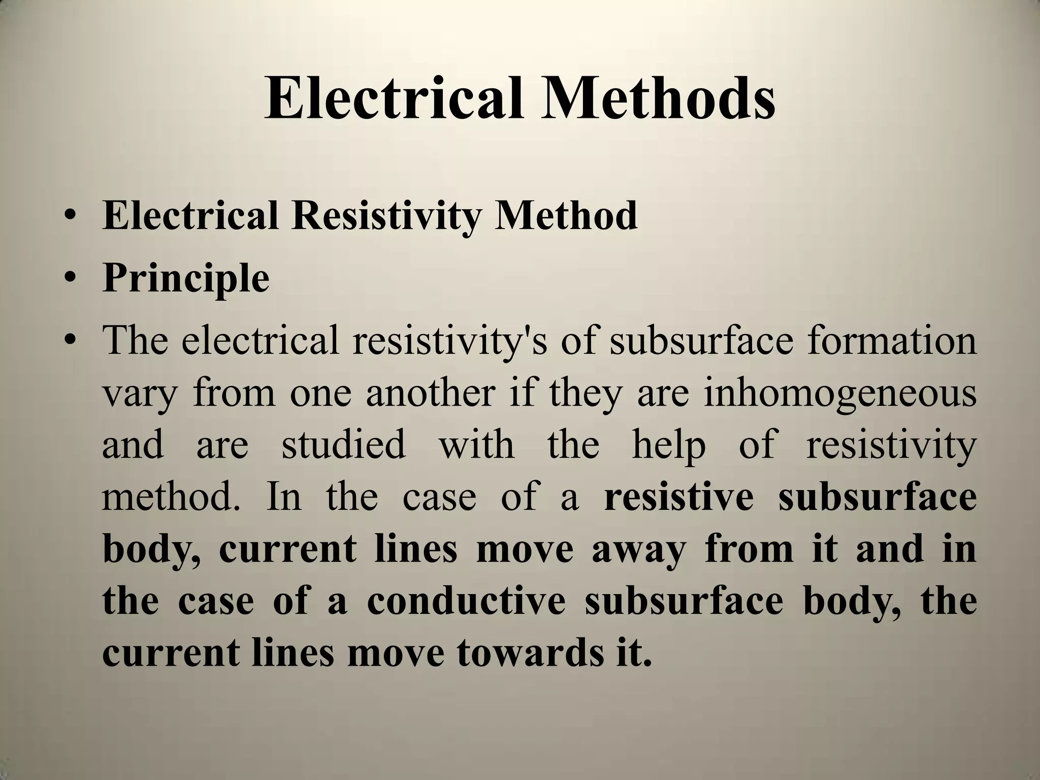 Geo-Physical Investigations | PPTX