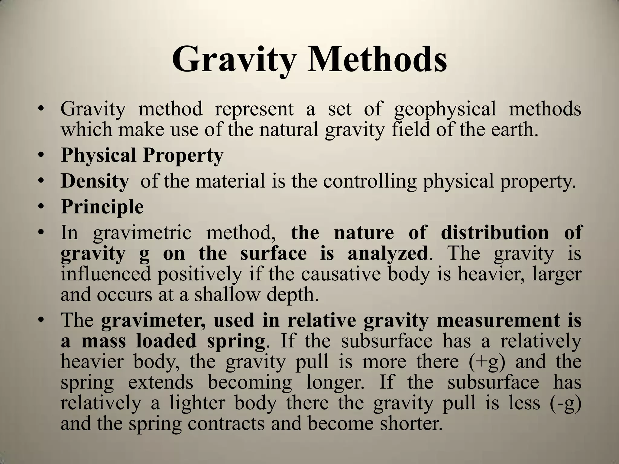 Geo-Physical Investigations | PPTX