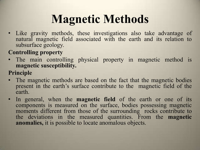 Geo-Physical Investigations | PPTX | Geology | Science