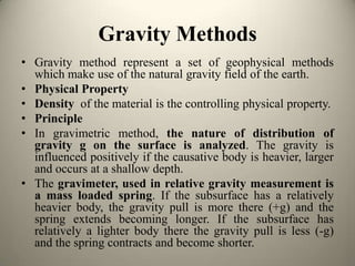 Geo-Physical Investigations | PPTX