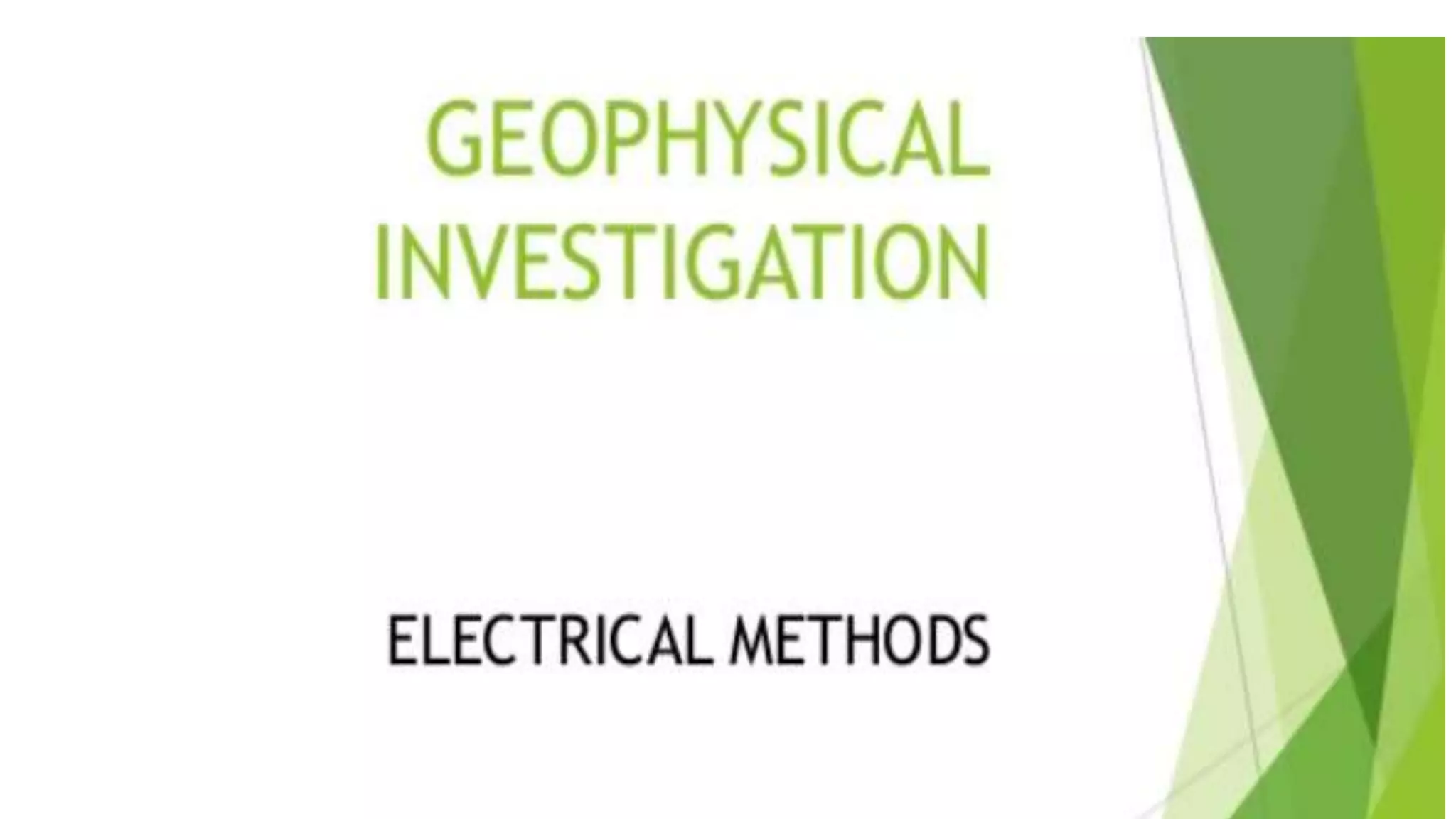 Mining geology :Geophysical methods | PPTX | Geology | Science