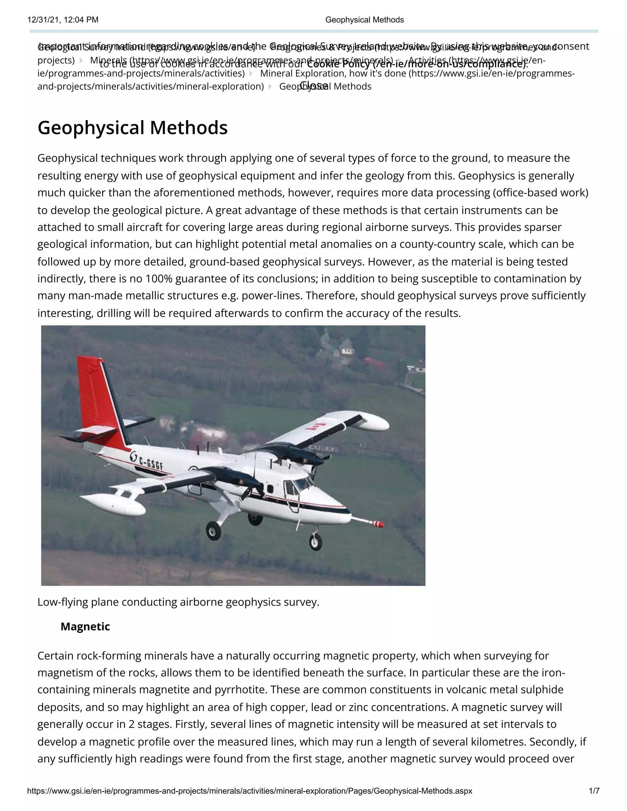 Geophysical methods | PDF