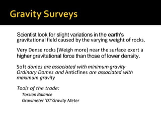 Geophysical Methods and interpretation of its data | PPT