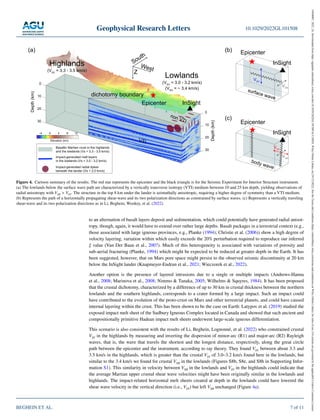 Crustal Anisotropy in the Martian Lowlands From Surface Waves | PDF ...