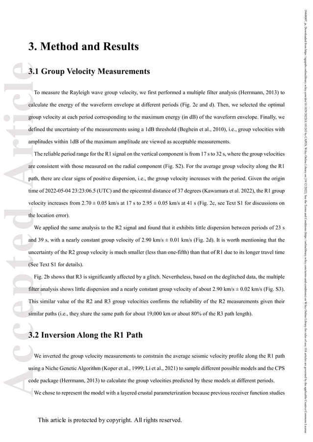 Different Martian Crustal Seismic Velocities across the Dichotomy Boundary from Multi-Orbiting ...