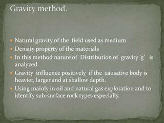Geophysical studies | PPTX