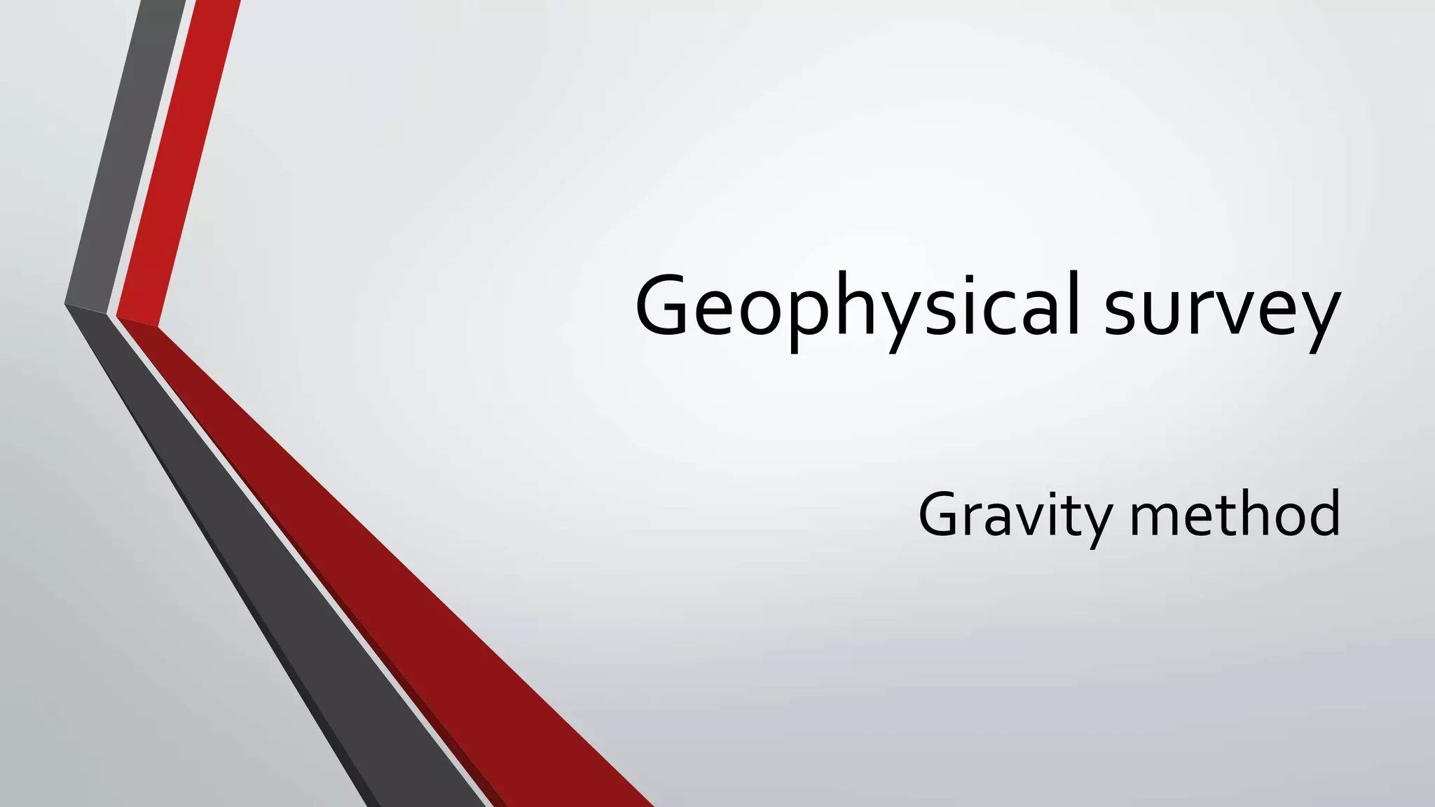 Geophysical survey | PPTX