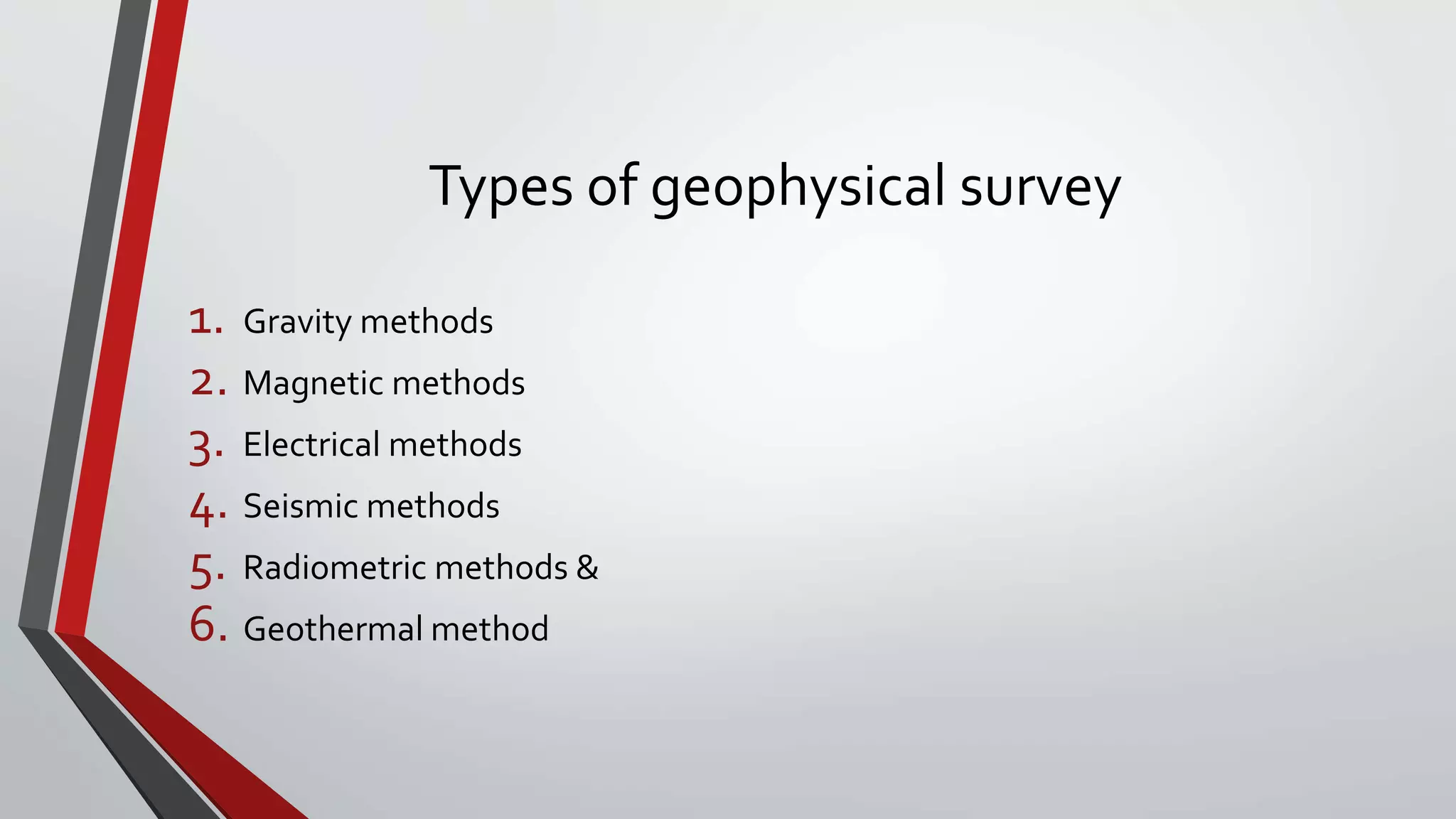 Geophysical survey | PPTX