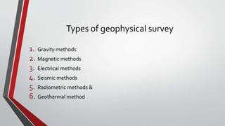 Geophysical survey | PDF