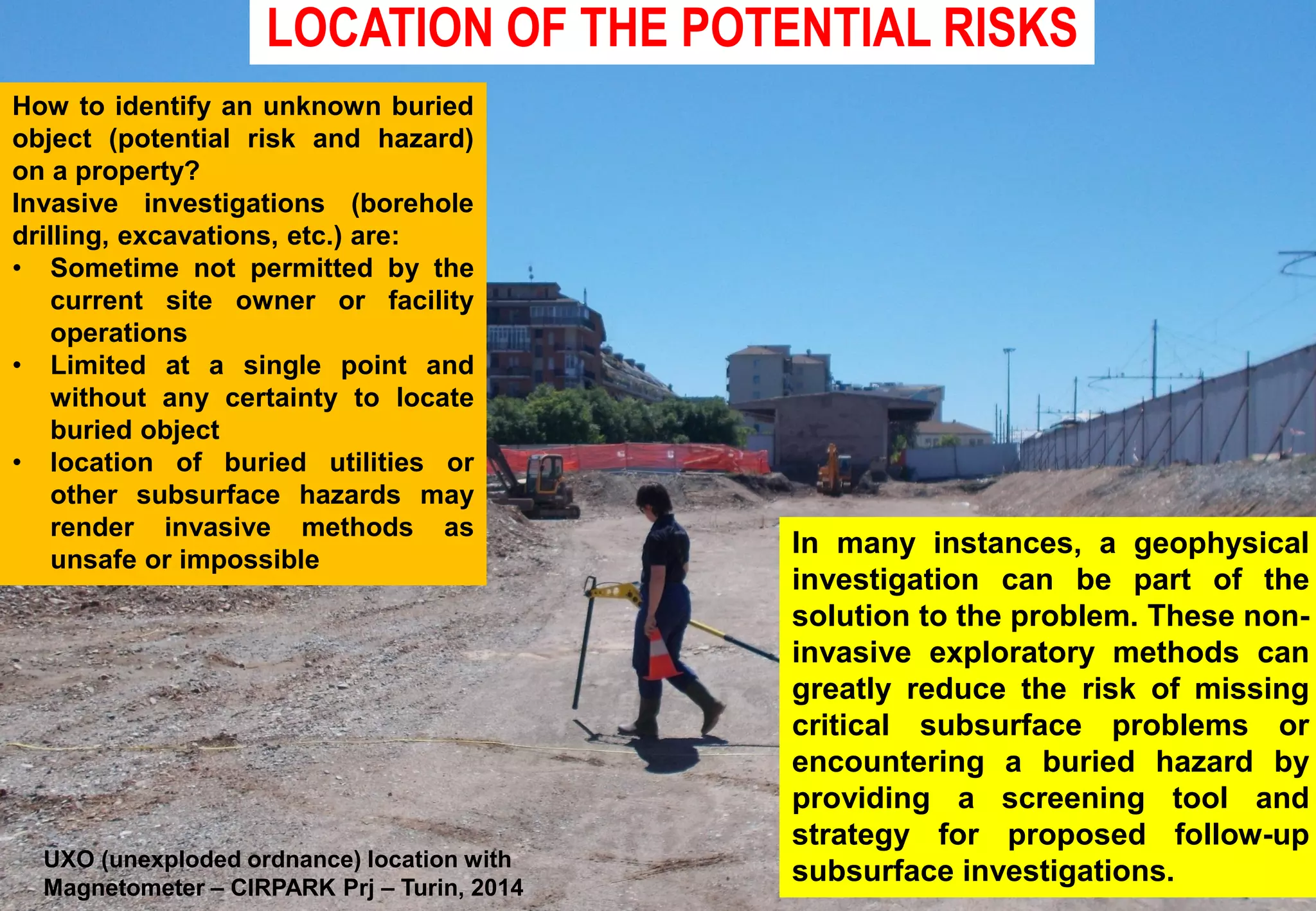Geophysical survey for the risk management | PDF