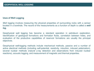 Geophysical well logging | PDF