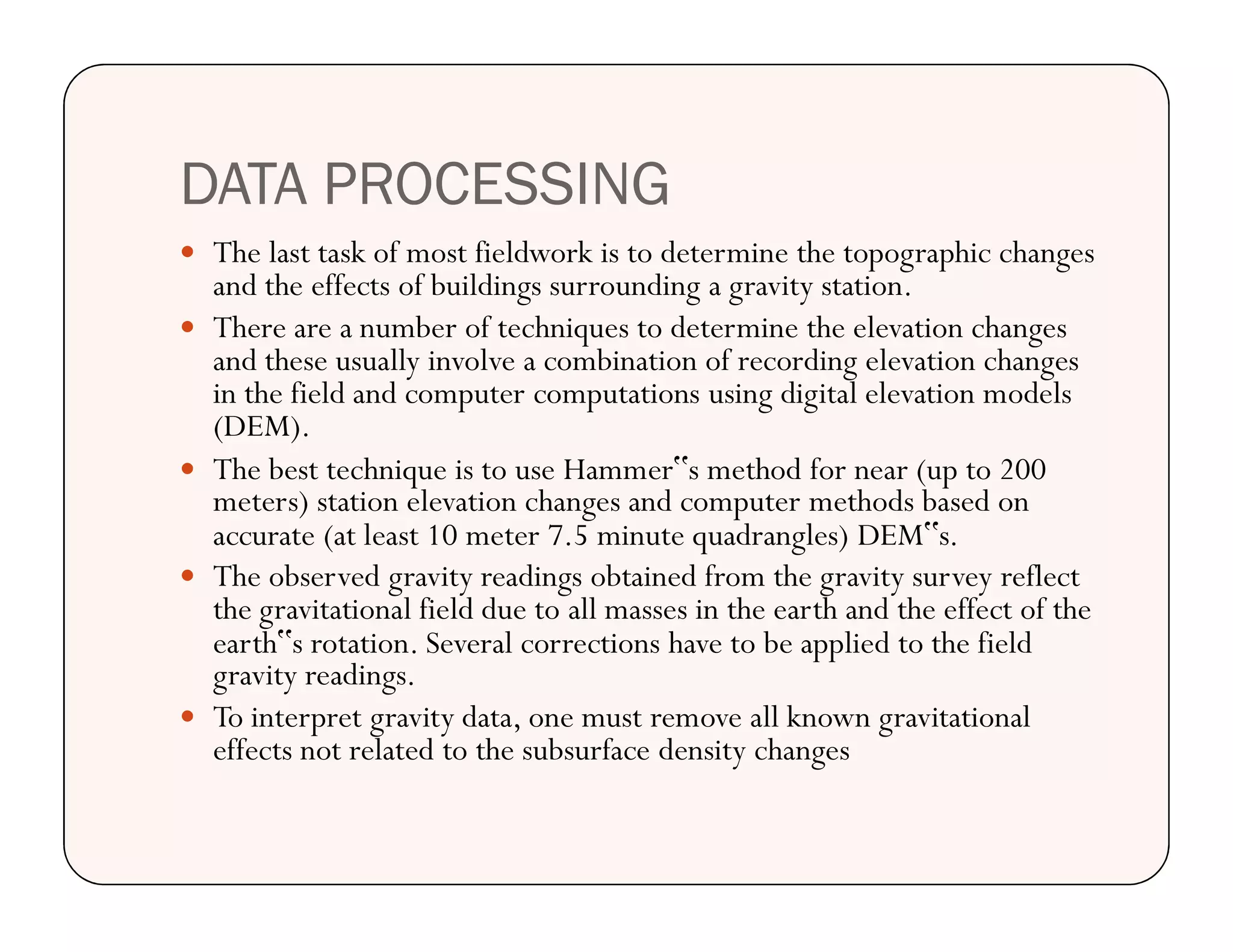 Gravity Method | Geophysics | Geology | PDF