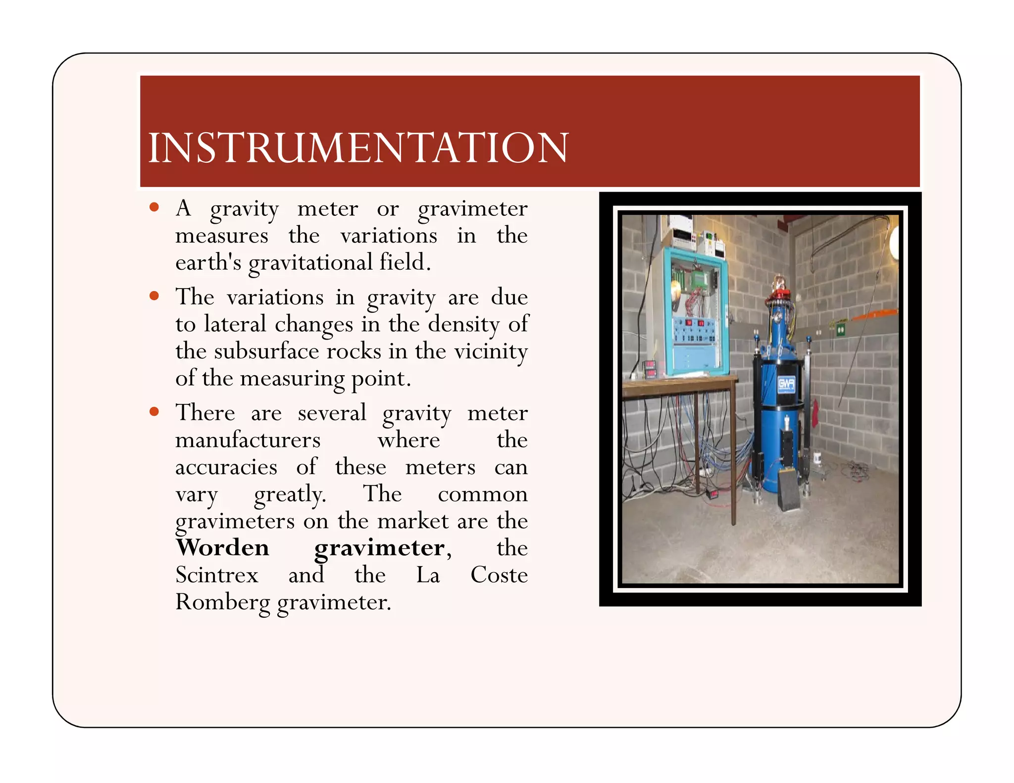 Gravity Method | Geophysics | Geology | PDF