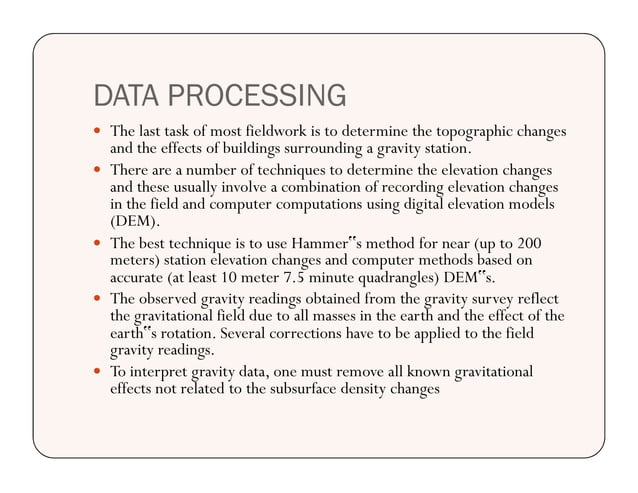 Gravity Method | Geophysics | Geology | PDF