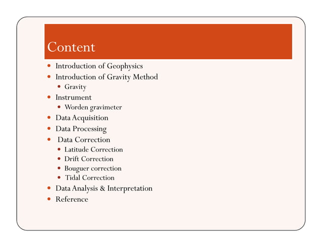 Gravity Method | Geophysics | Geology | PDF
