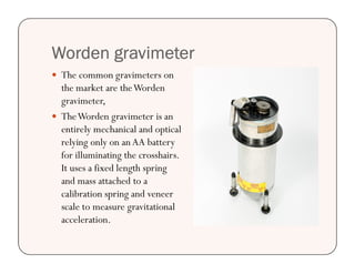 Gravity Method | Geophysics | Geology | PDF