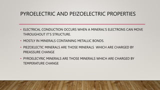 Electrical properties of rocks by Atharv Singh Department of Geology ...