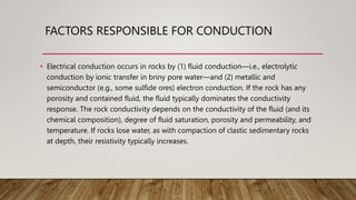 Electrical properties of rocks by Atharv Singh Department of Geology ...