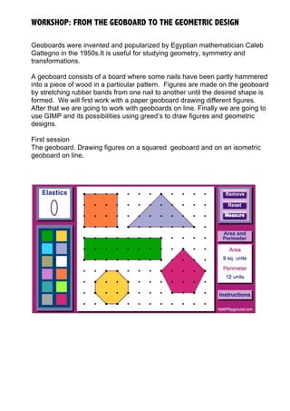 Geoboard workshop | PDF