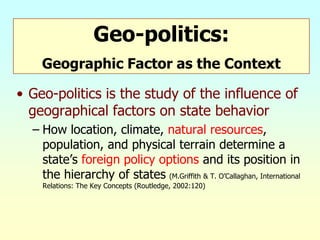 Geopol 01-definition&maps | PPTX