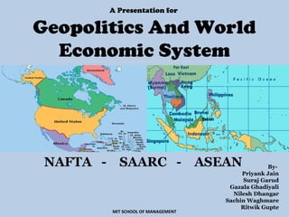 NAFTA-SAARC-ASEAN MITSOM | PPT