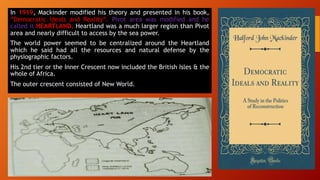 Geopolitical Theories by famous Geopoliticians | PDF