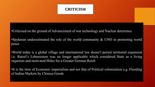 Geopolitical Theories by famous Geopoliticians | PDF
