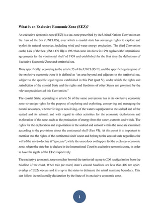 Geopolitical approach on greek eez | PDF