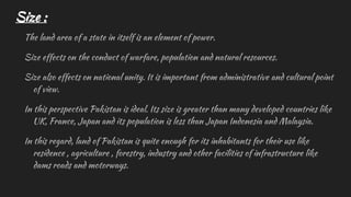 Geopolitical importance of pakistan | PPTX