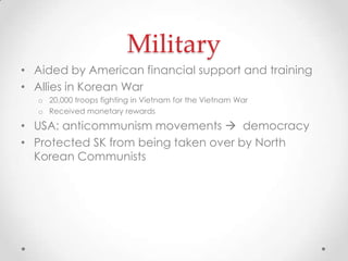 Geopolitics in Asia: American Influences in Japan and South Korea | PPTX