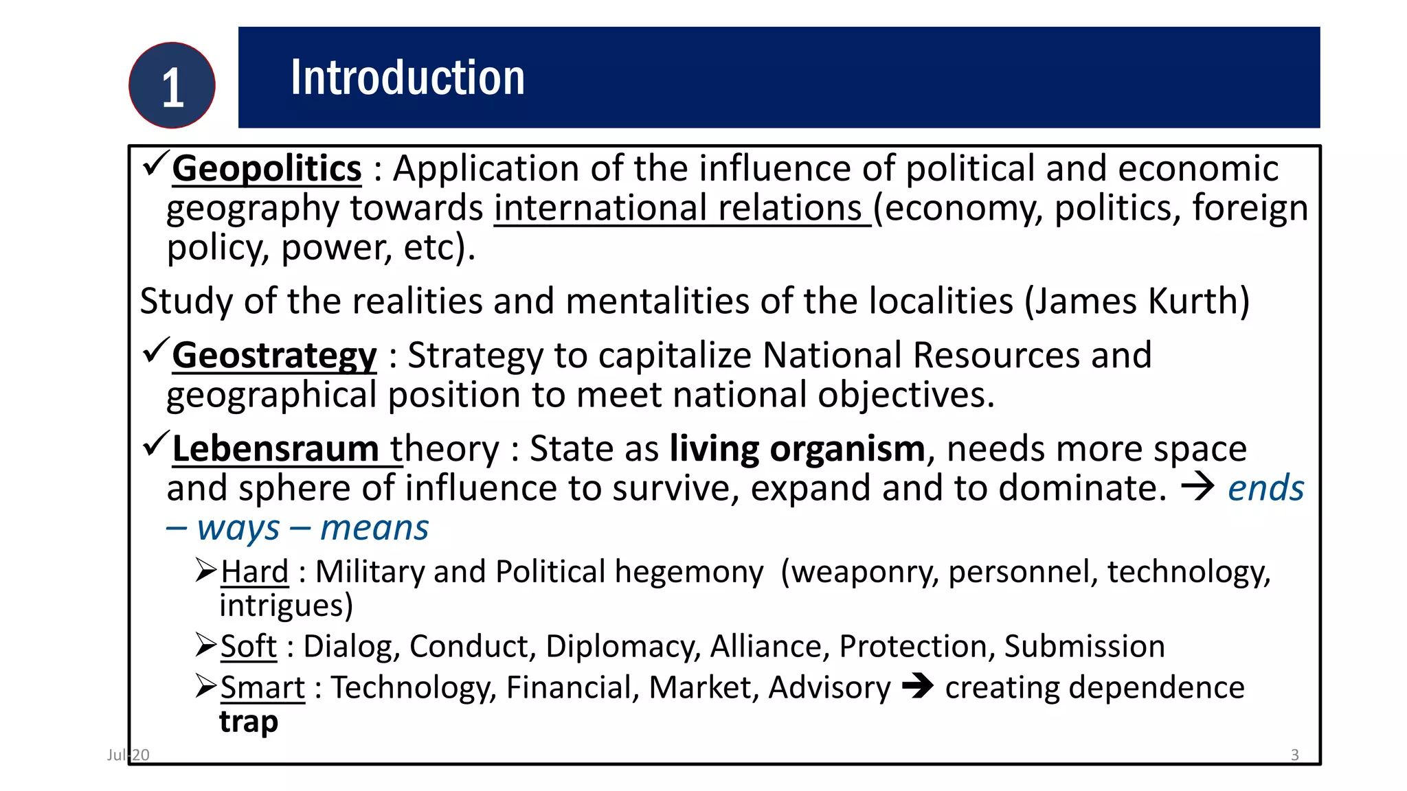 Geopolitics and geostrategy dynamics in asia pacific region amidst ...