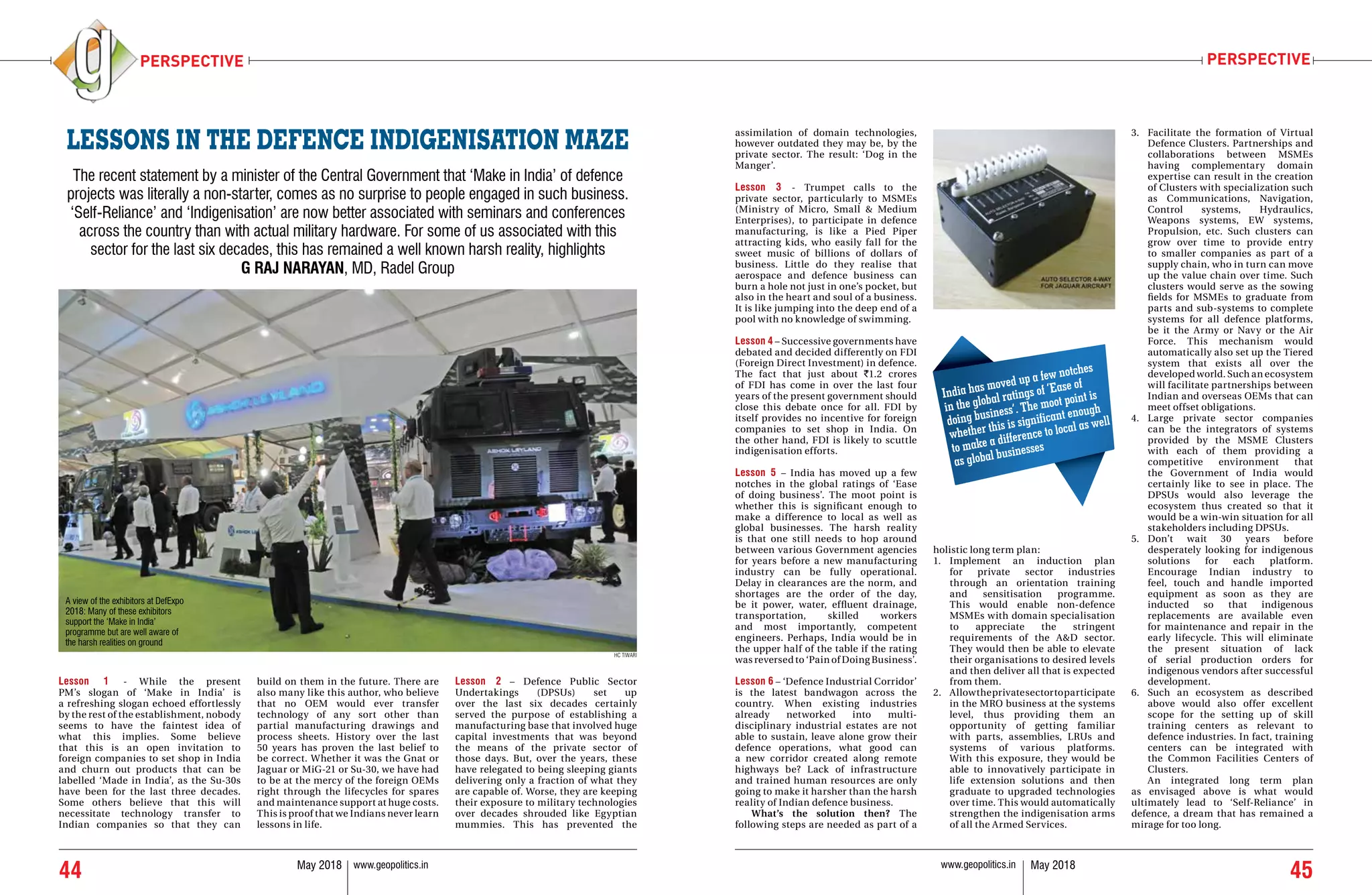 Lessons in the Defence Indigenisation maze | PDF