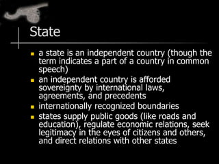 Geopolitics introduction and basic concepts | PPTX