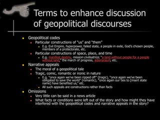 Geopolitics introduction and basic concepts | PPTX