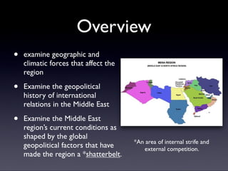 Geopolitics of the Middle East | PPT | Free Download