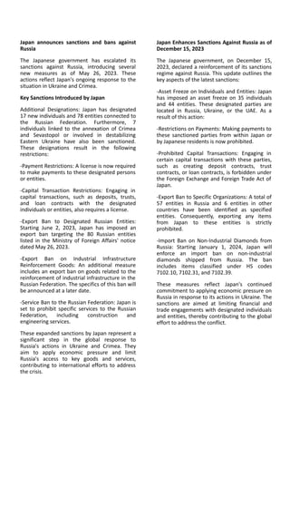 Geopolitics of Regulatory Compliance 2024 | PDF