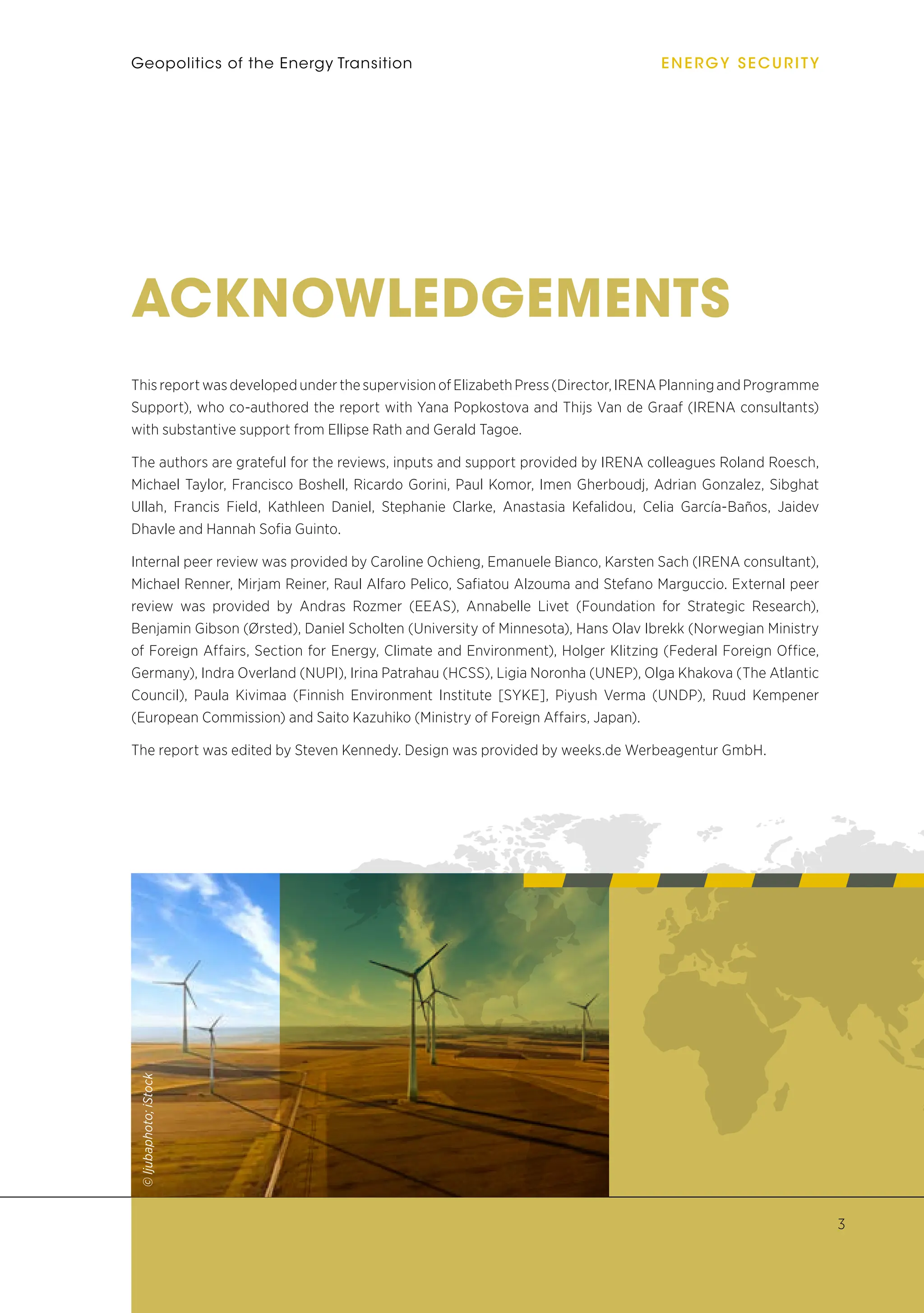 IRENA Geopolitics of the energy transition: Energy security | PDF