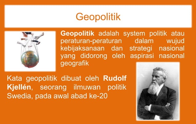 Geopolitik dan geostrategi | PPTX