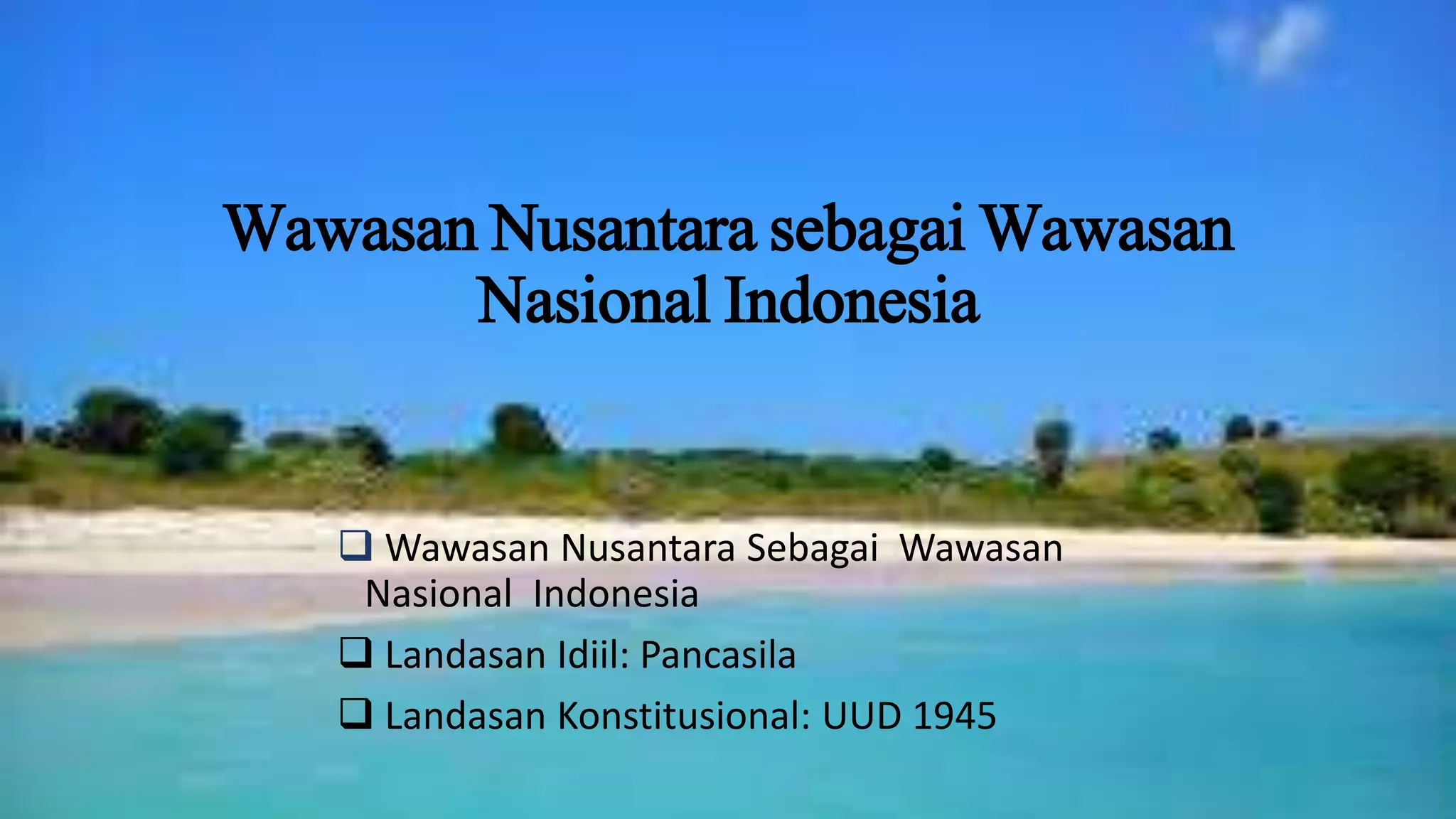 Geopolitik Indonesia | PPTX