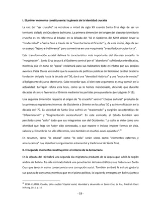 Geopolítica boliviana. la tensión 'cambas vs. collas' | PDF