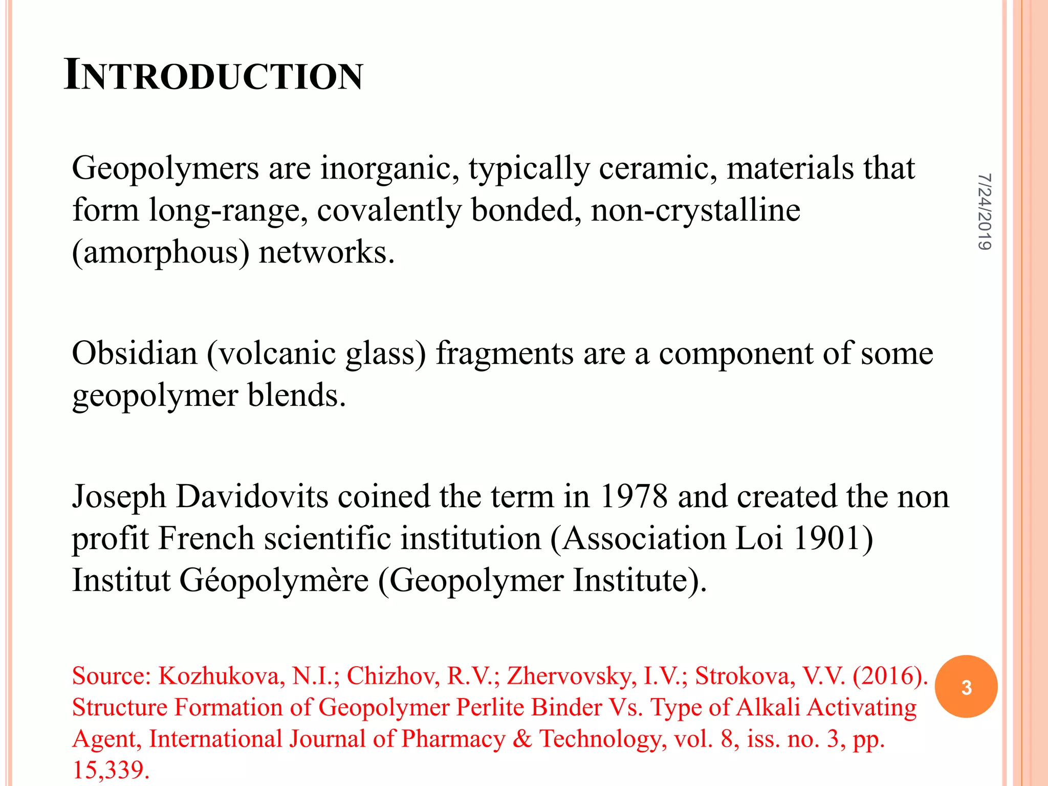 Geopolymer | PPTX