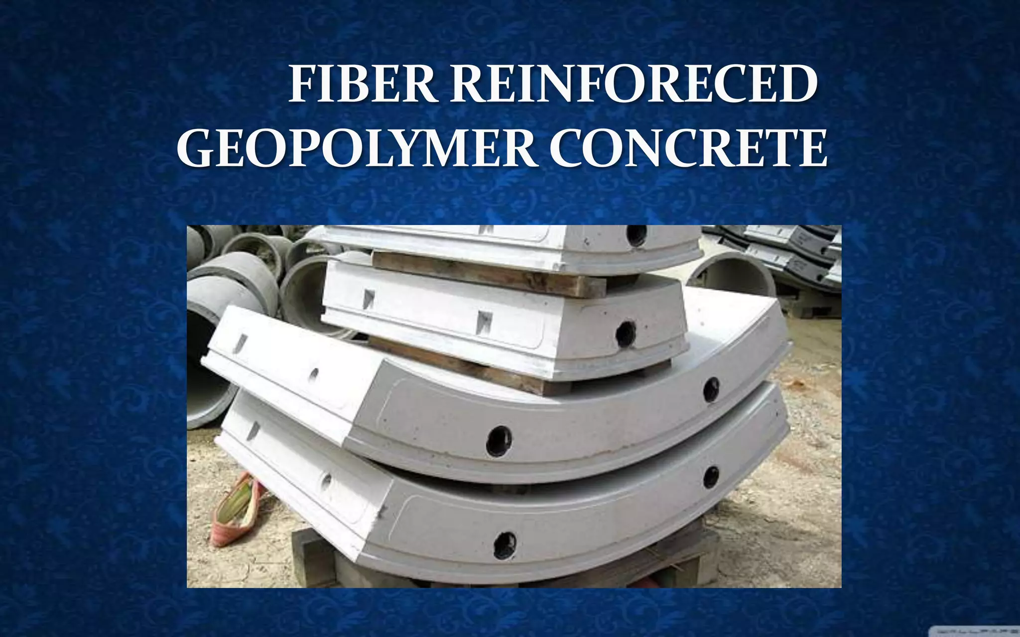 Geopolymer concrete | PPTX